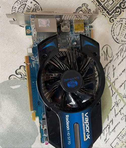 Видеокарта sapphire radeon HD5770 vaporX