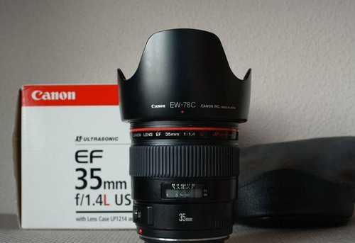 Canon 35mm f/1.4 L