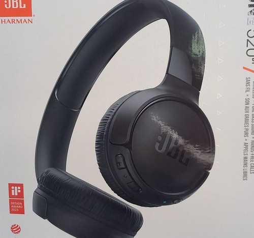 JBL Наушники беспроводные накладные Tune 520BT