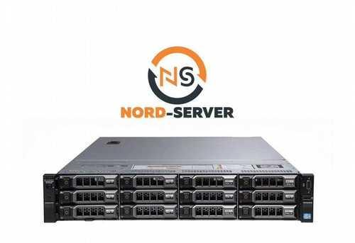 Сервер dell R720xd 12LFF 2x E5-2680 128GB 750W