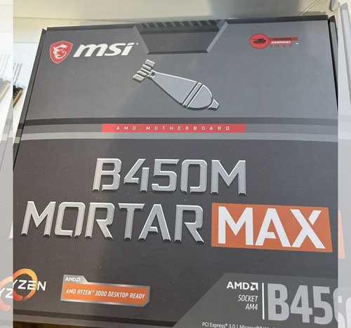 Материнская плата msi b450m mortar max