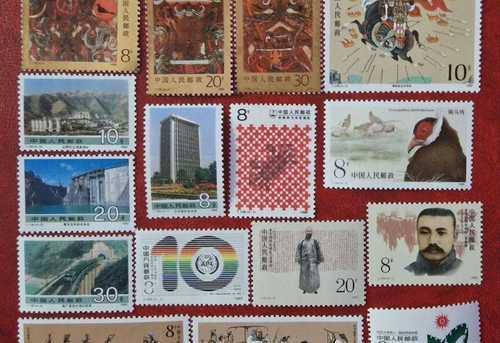 Почтовые марки Китай 1989