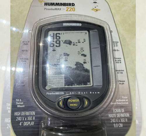 Эхолот humminbird piranhamax 220 новый