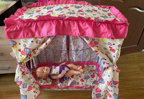 Кроватка для куклы baby born