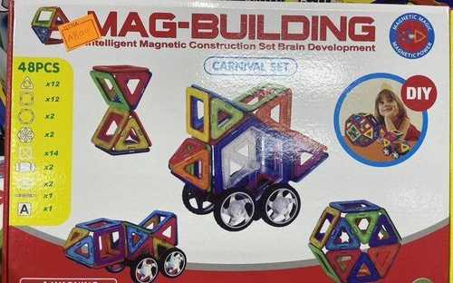 Магнитный конструктор Mag Building 48 дет новый