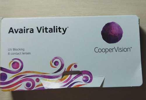 Линзы контактные Avaira Vitality, -3.25