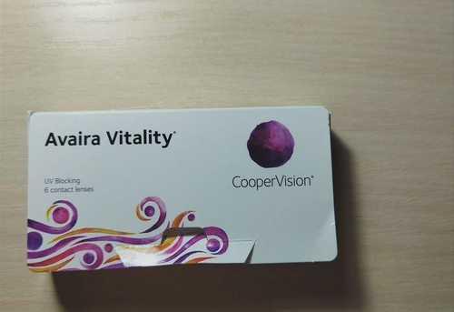 Линзы контактные Avaira Vitality, -3.25