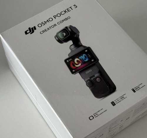 Новая камера DJI osmo Pocket 3 Creator Combo