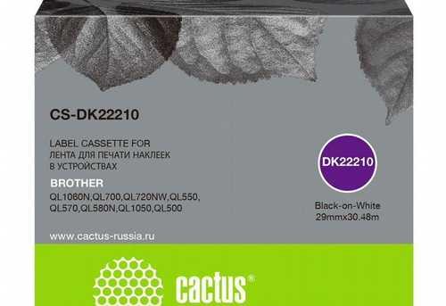 Картридж ленточный Cactus CS-DK22210 DK-22210 черн