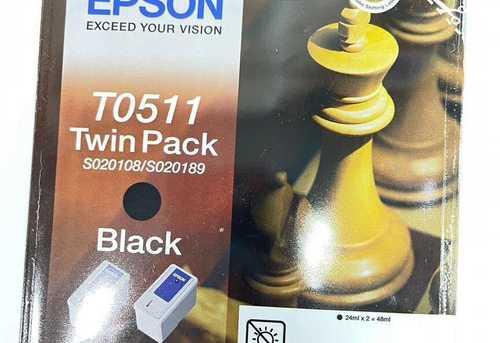 Набор картриджей Epson T0511 C13T05114210, Black