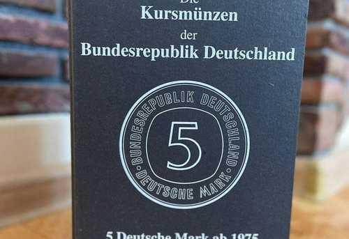 Альбом для монет 5 марок 975-2002 г фрг Германия