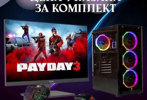 Игровой пк I3-12100F GTX 1660 super Payday 3