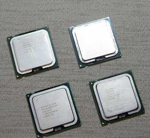 Процессоры Intel LGA775 Celeron Pentium 4 Core2Duo