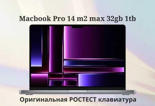 Macbook Pro 14 m2 max 32gb 1tb Space Gray