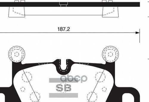 Колодки тормозные дисковые задние Серия:HI-Q VW