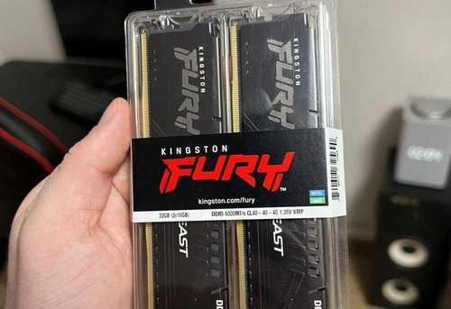 Kingston Fury Beast DDR5 32Gb, 6000Mhz, 2x16Gb NEW