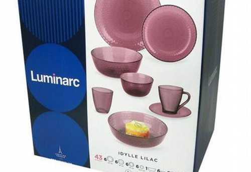 Набор посуды luminarc новый 43 предмета