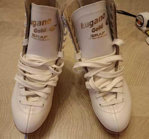 Фигурные коньки graf Lugano gold р. 38