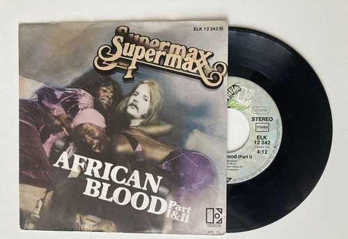 7" Supermax "African Blood I&II" 1979 Netherlands