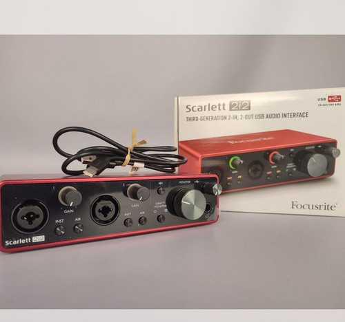 Звуковая карта focusrite scarlett 2i2 3rd gen