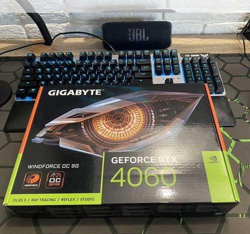 Новая Видеокарта Gigabyte RTX4060 8гб