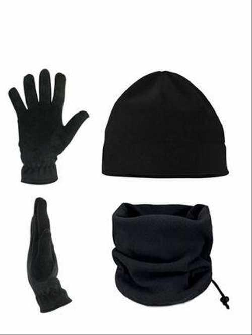 Тактический набор шапка военный воротник перчатки
