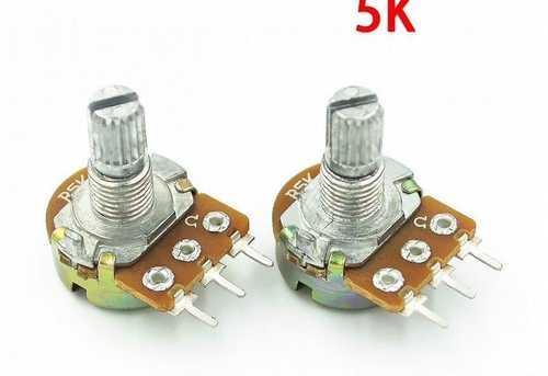 Потенциометр WH148переменный резистор 3-pin, 1шт
