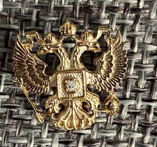 Знак герб золото бриллиант