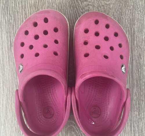 Crocs сабо детские девочка c6 c7