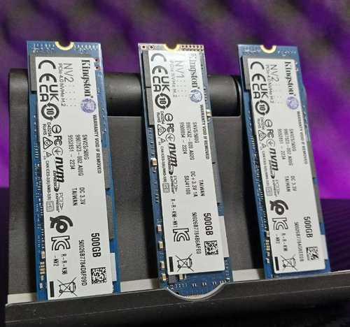 500 гб M.2 NVMe накопитель Kingston NV2 (бу)