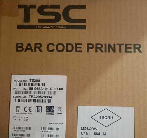 Принтер этикеток TSC TE200