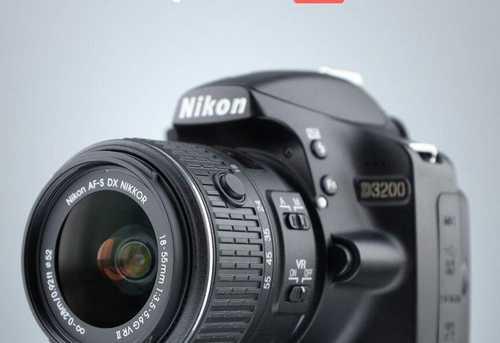 Nikon D3200 kit 18-55mm f3.5-5.6G AF-S VR DX II