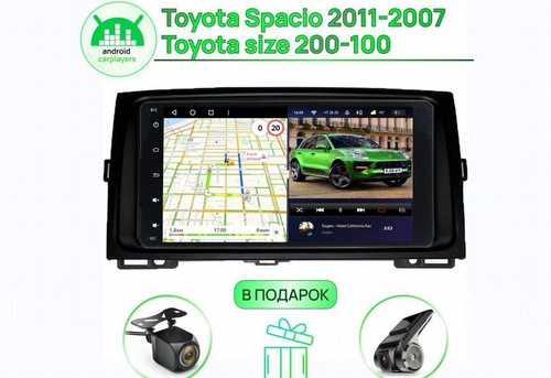 Магнитола 2.16 Toyota Spacio 2001-2007 Андроид