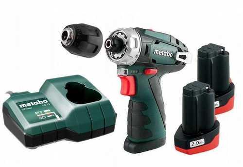 Аккумуляторная дрель Metabo Powermaxx bs 2 АКБ