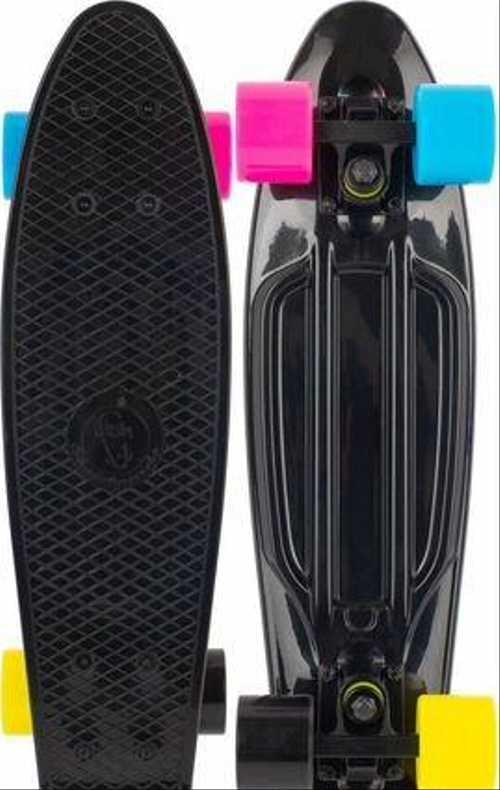 Скейтборд fish 22" черный Sta153