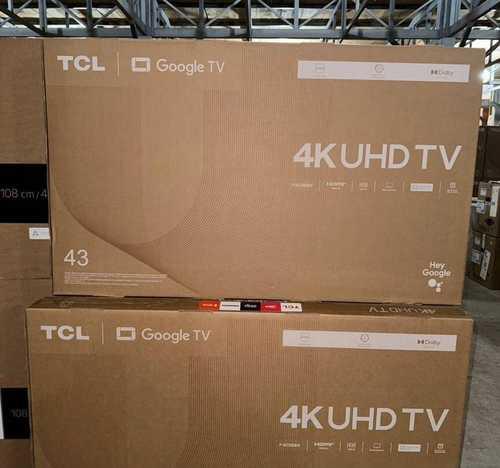 Телевизор 43 дюйма. TCL 43V6B 4K. Новый, Гарантия