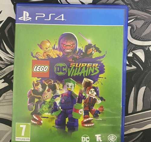 Диск на ps4 lego DC Super Villains