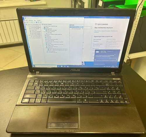 Рабочий ноутбук Asus