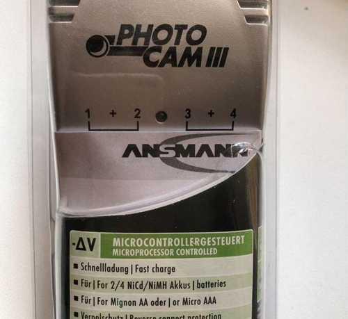 Зарядное устройство ansmann photocam 3