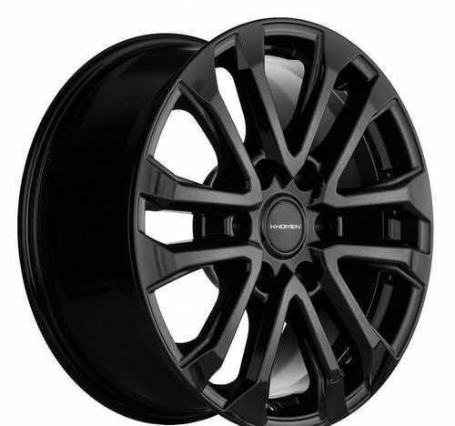 Литые диски 7.5x18 6x139.7 106.1 ET25 khomen KHW 1805 black