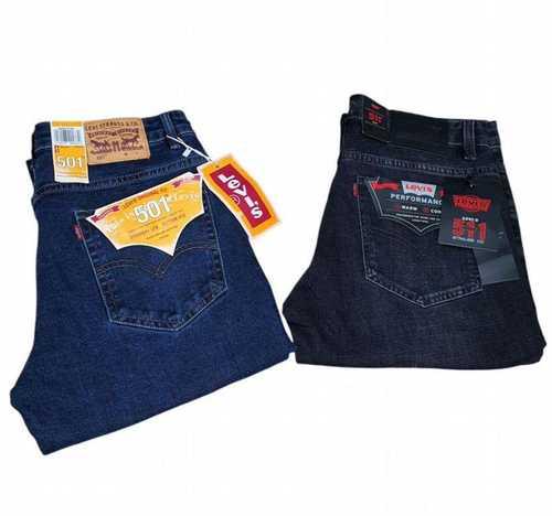 Мужские джинсы levis 501 новые 32-38