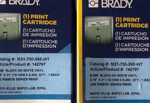 Картридж Brady BMP21 лента винил M21-750-595-WT