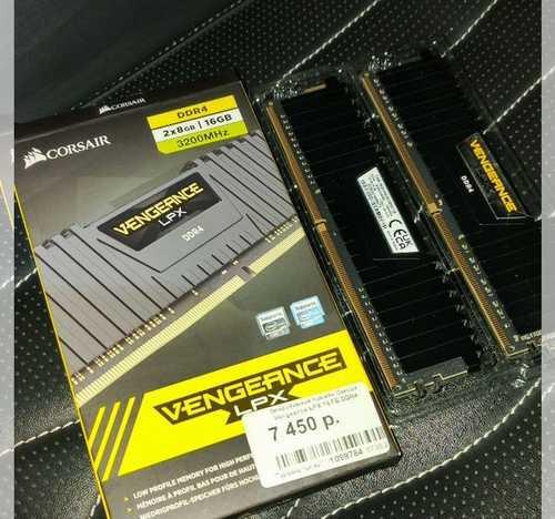 Corsair Оперативная память ddr4 16gb 3200