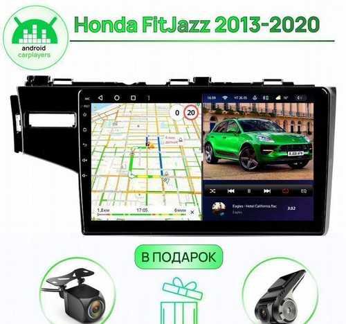 Андроид Магнитола 3/32GB qled Honda Fit/Jazz 2013