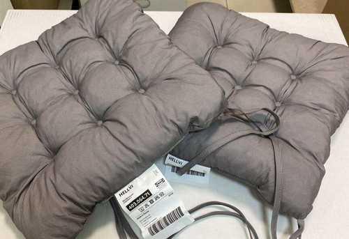 Подушка на стул из IKEA Hellvi/ серая Новая