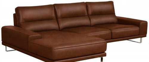 Угловой кожаный диван Рипозо дизайн 3