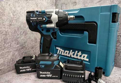 Гайковёрт бесщеточный Makita 700 Нм в кейсе + 2АКБ