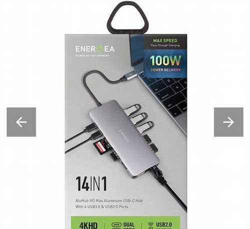 USB-концентратор EnergEA aluhub HD MAX 14-in-1