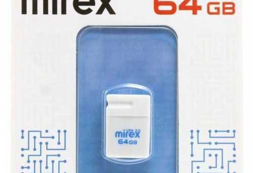 Флешка 64 гб USB 3.0 Mirex minca white