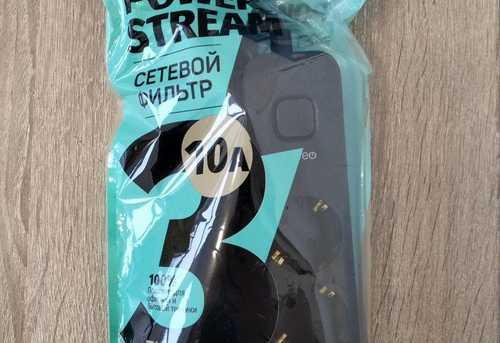 Сетевой фильтр Perfeo power stream. 2500W